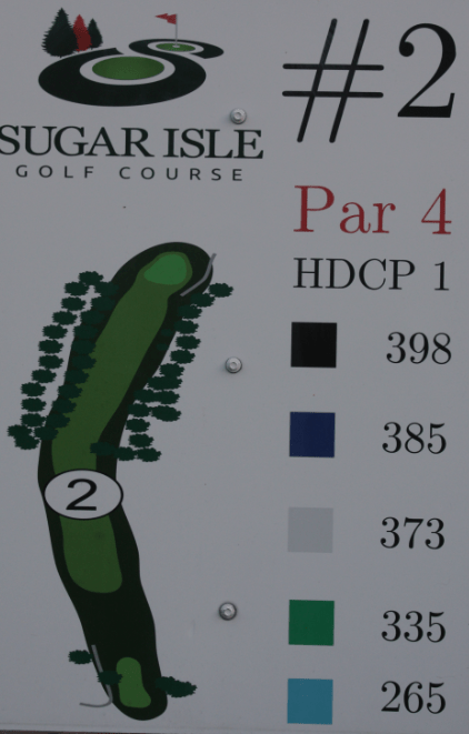 Hole 3 - Sugar Isle Golf Course